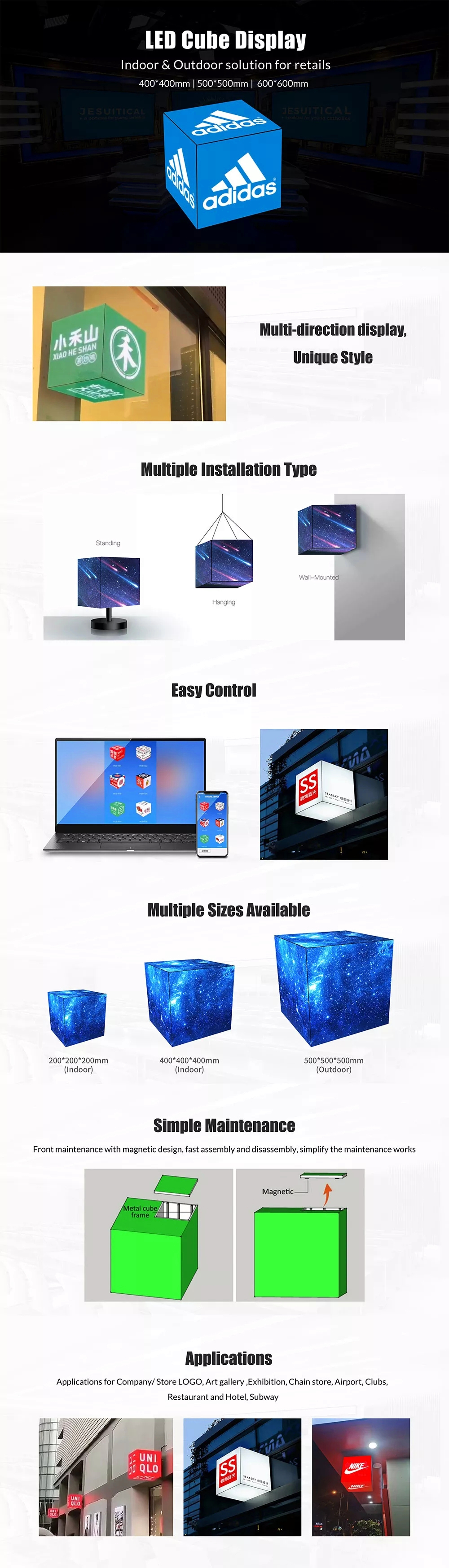 Litop-Tech Cube LED Display, Customized LED Cube - Shenzhen Litop LED ...